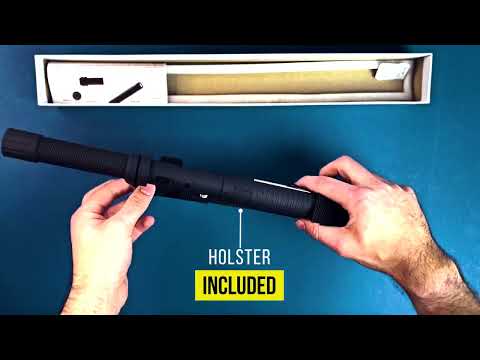 Streetwise Lightning Rod - 7M Stun Baton Extended-Reach Self-Defense ...